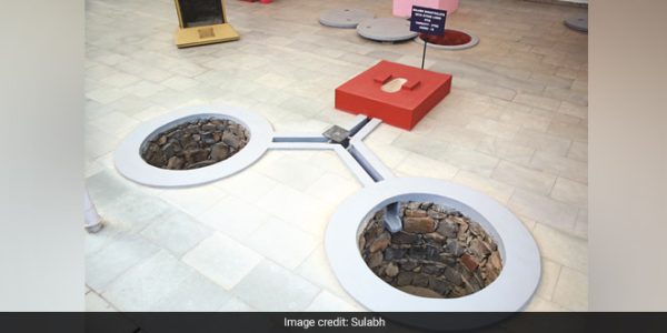 Use twin leach pit toilets for disposal of human excreta ...